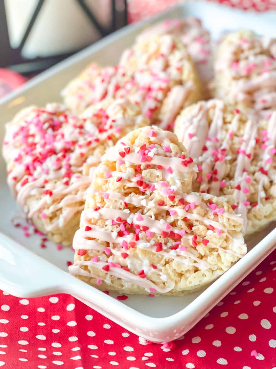 Valentines Heart Rice Krispie Treats Whiskful Cooking