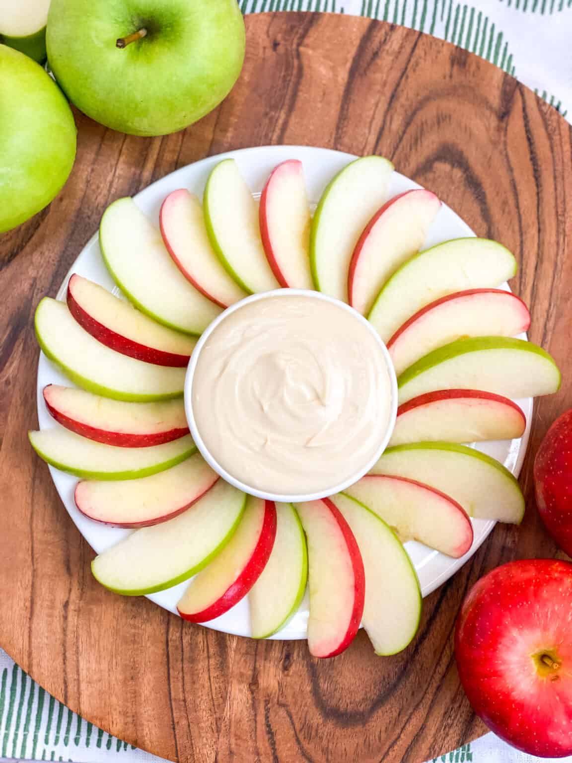 2 Ingredient Apple Dip - Whiskful Cooking