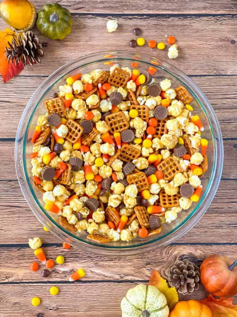 Fall Harvest Caramel Corn Mix - Whiskful Cooking