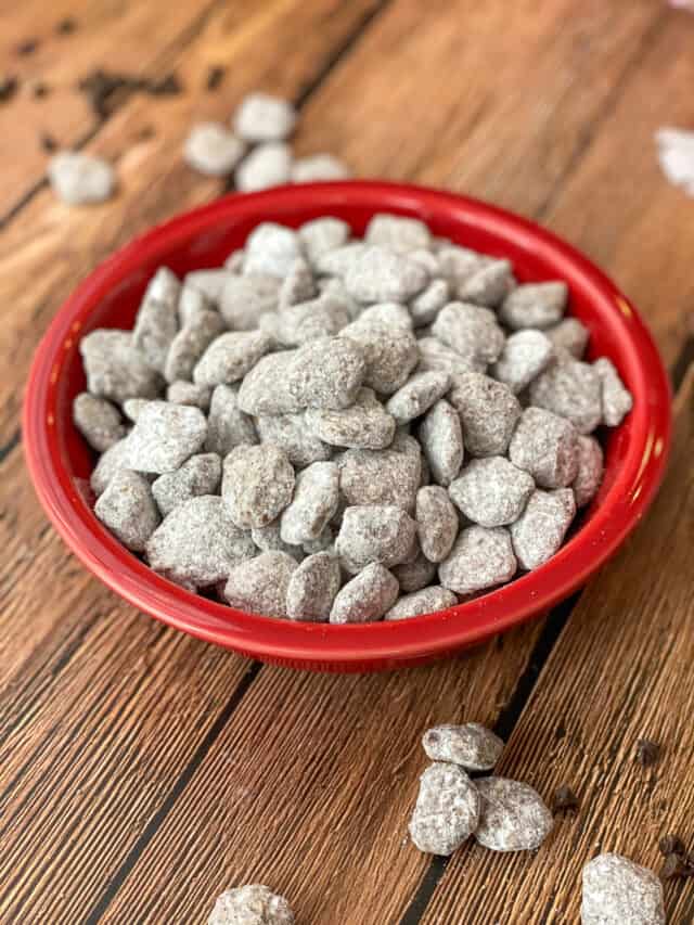 Puppy Chow Cereal Snack - Whiskful Cooking