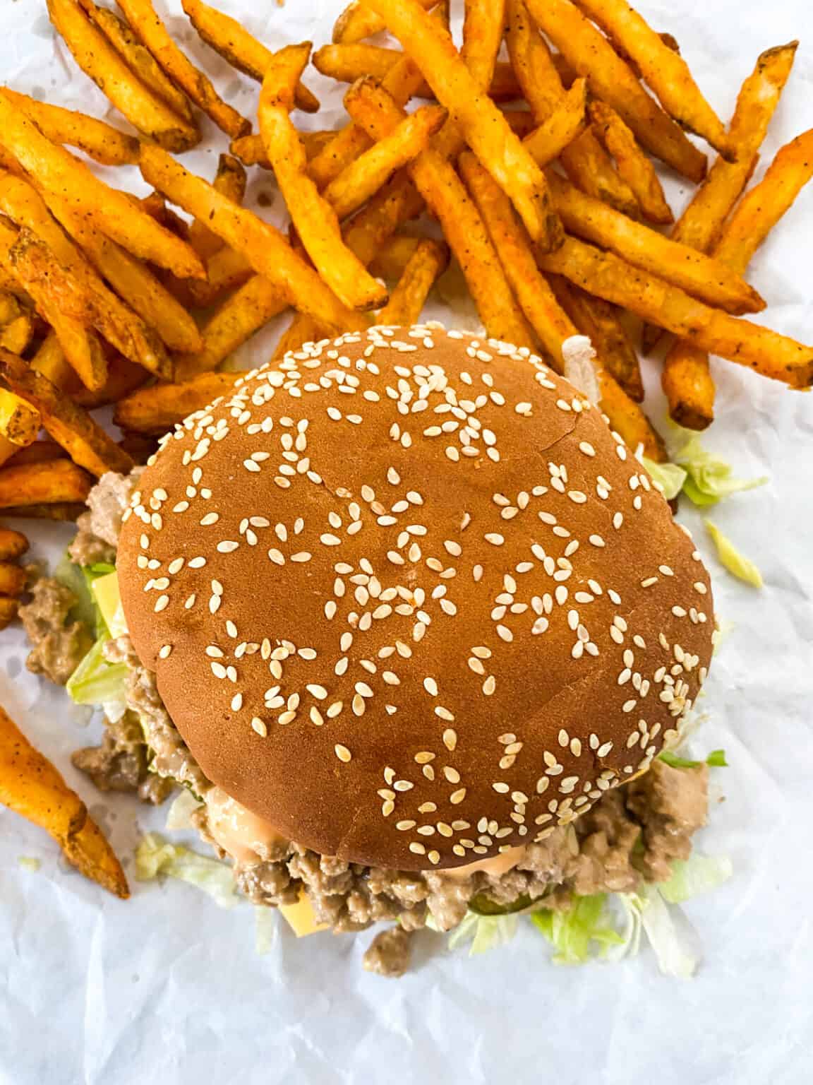 Big Mac Turkey Sloppy Joes - Whiskful Cooking