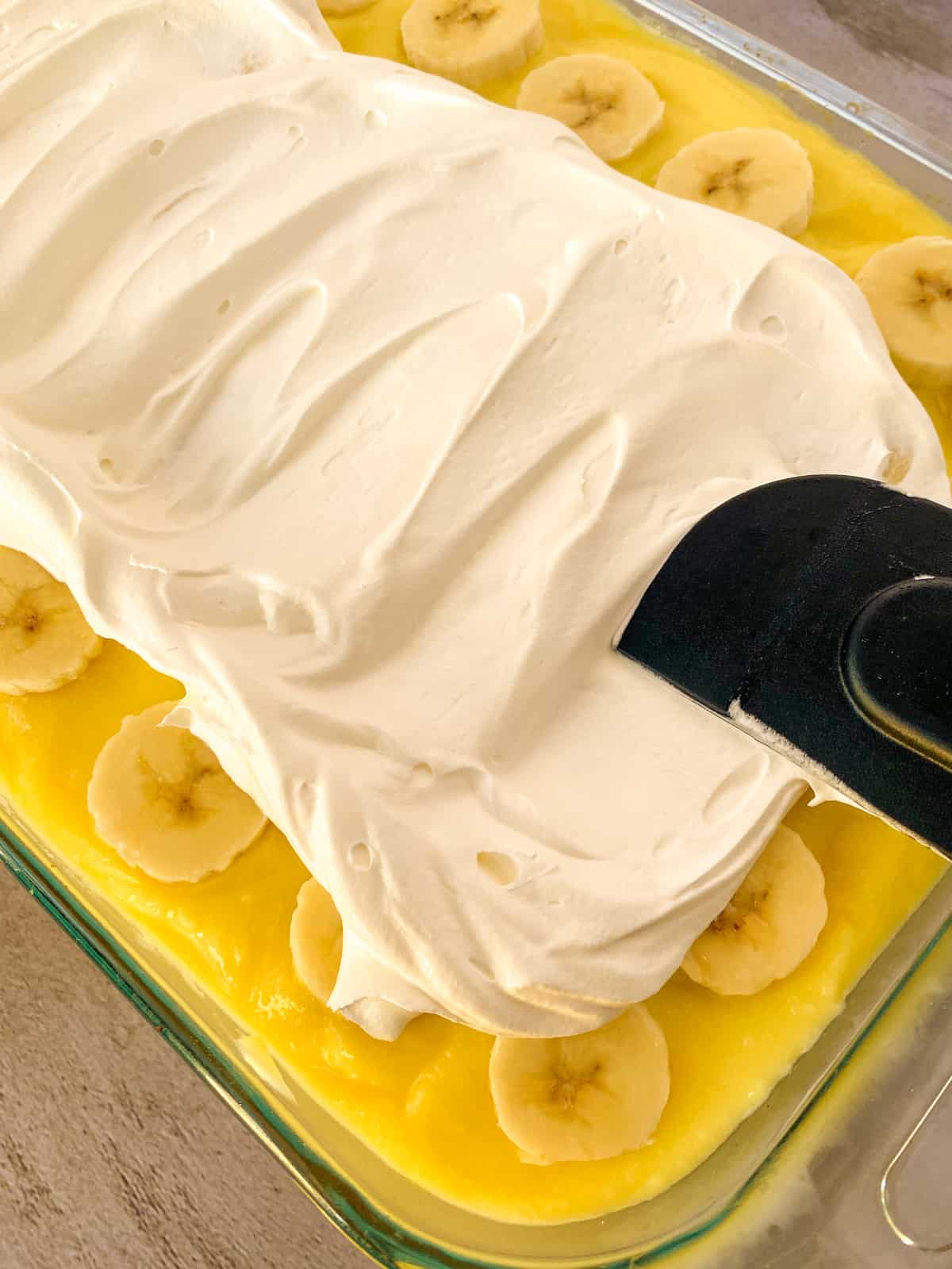 Easy Banana Pudding Poke Cake Recipe - Whiskful Cooking