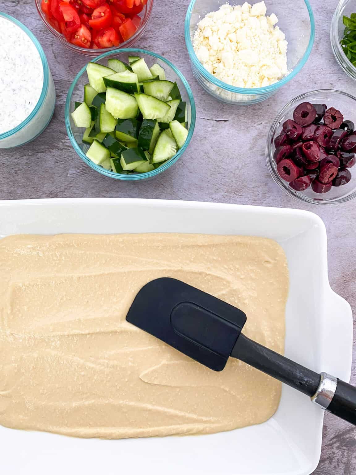 Best Greek 7-Layer Dip - Whiskful Cooking