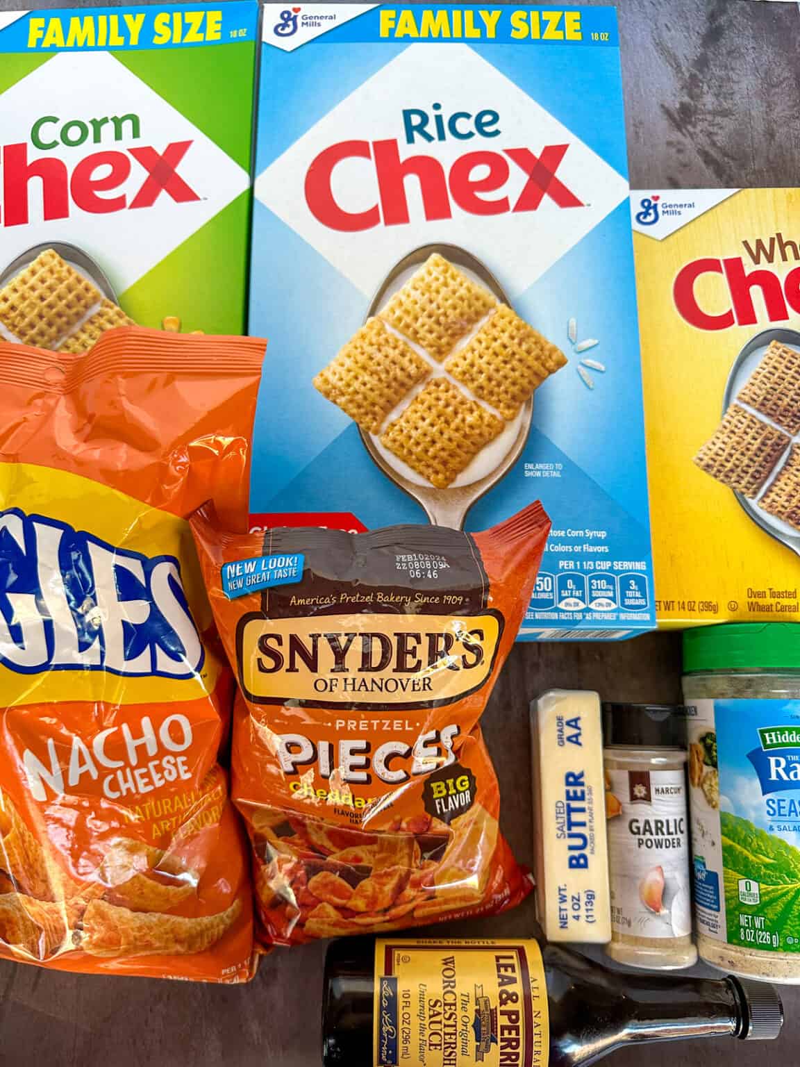 Cheesy Ranch Chex Party Mix Recipe - Whiskful Cooking