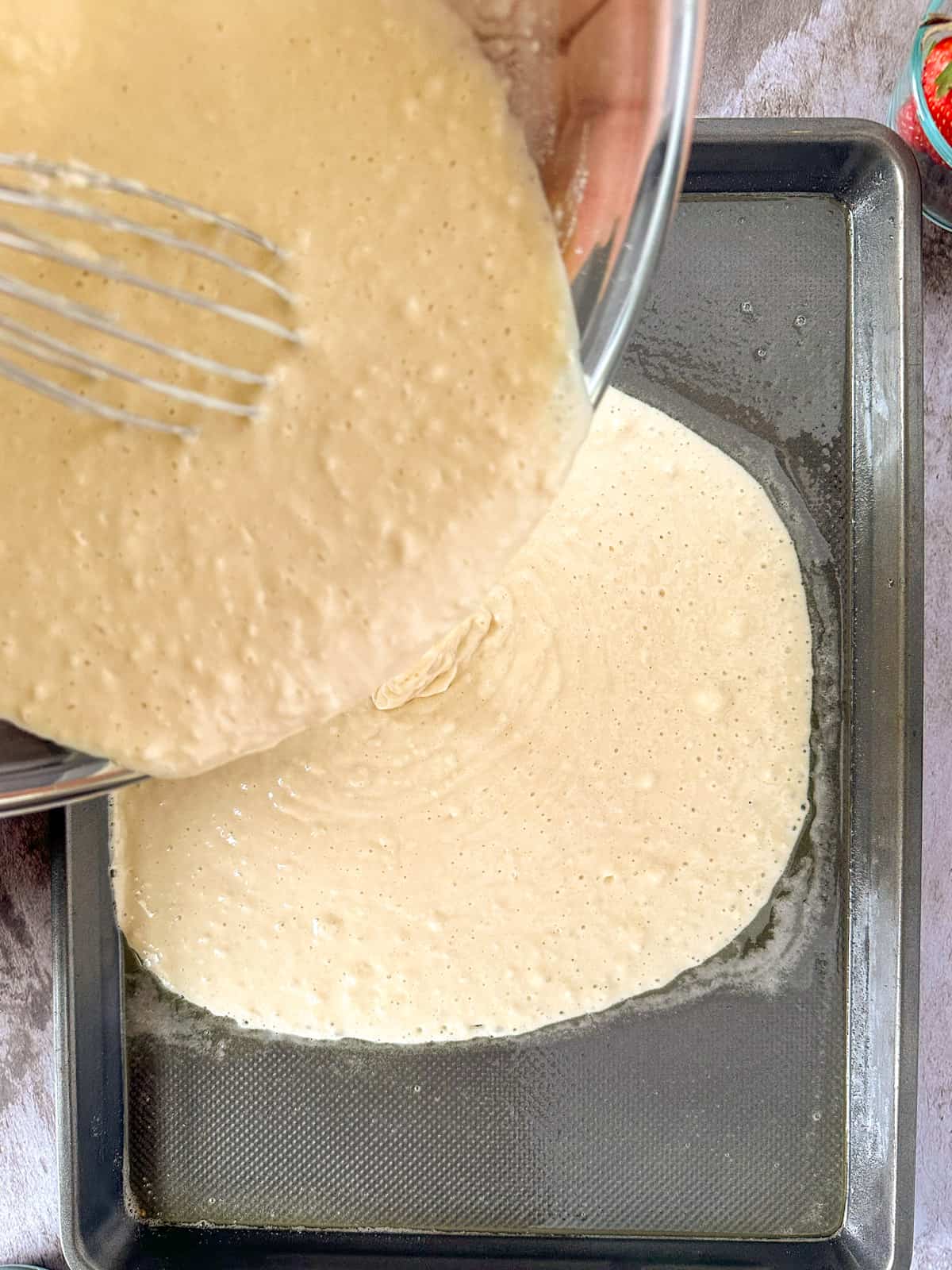 Sheet Pan Pancakes from Pancake Mix - Whiskful Cooking