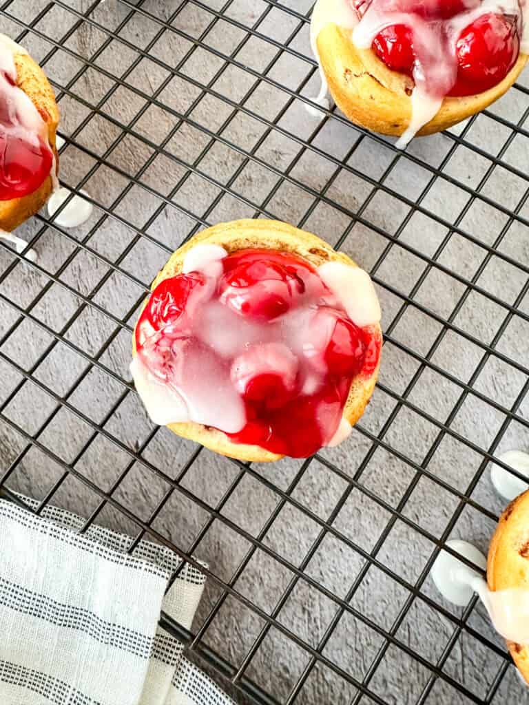 Easy 2 Ingredient Cherry Pie Cups - Whiskful Cooking