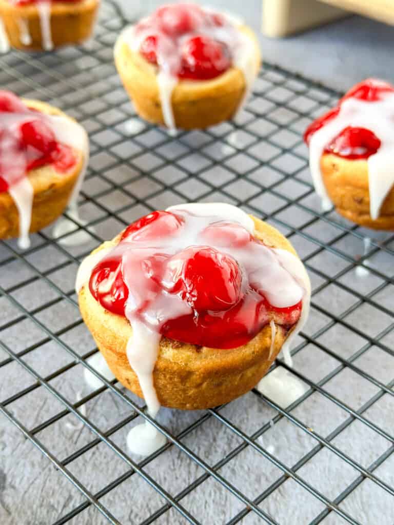 Easy 2 Ingredient Cherry Pie Cups - Whiskful Cooking