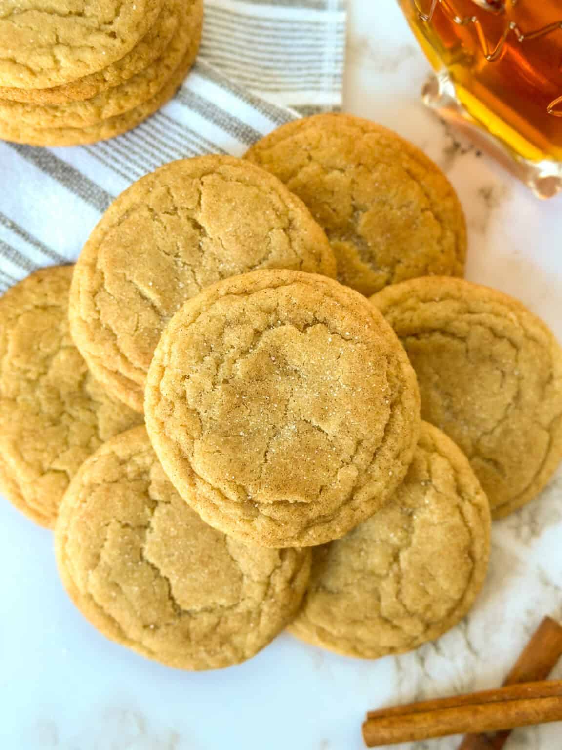 Maple Snickerdoodle Cookies - Whiskful Cooking