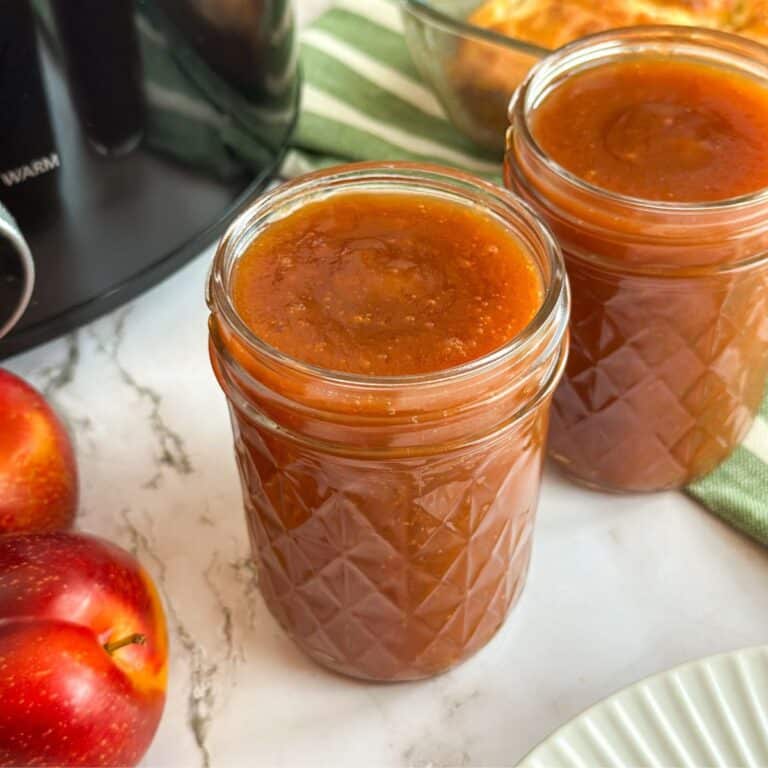 Easy Slow Cooker Apple Butter (No Peeling) - Whiskful Cooking